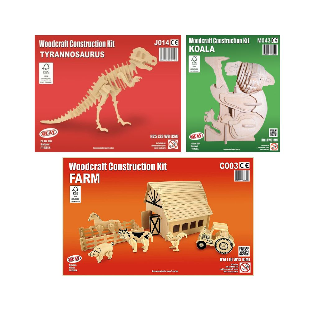 Woodcraft Construction Kits for creative model making